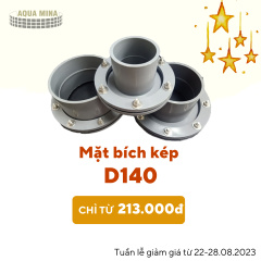Siphon bằng mặt bích kép (Luppe D140)